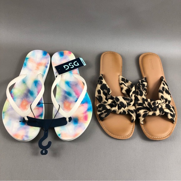 Shoes | Dsg Flip Flop And Old Navy Slide Sandals Size 9 | Poshmark